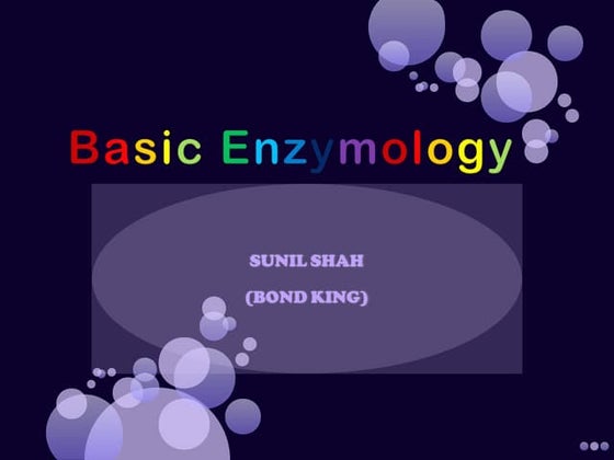 Bisubstrate reactions enzyme kinetics | PPTX | Chemistry | Science