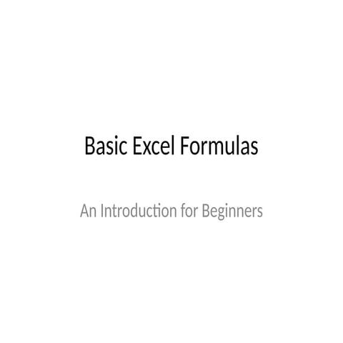 Basic_Excel_Formulas.pptx aaaaaaaaaaaaaaa | PPTX