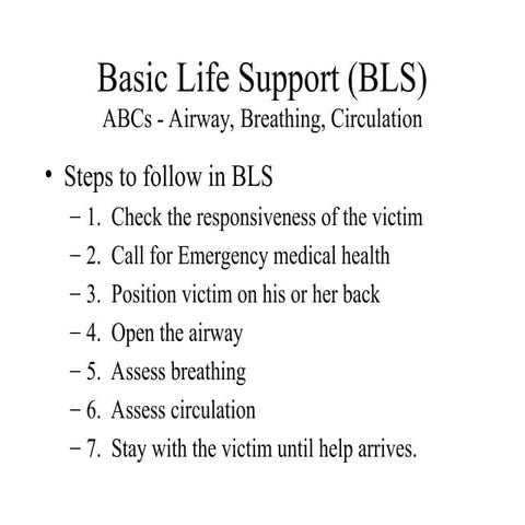 Basic first aid & cpr | PPT