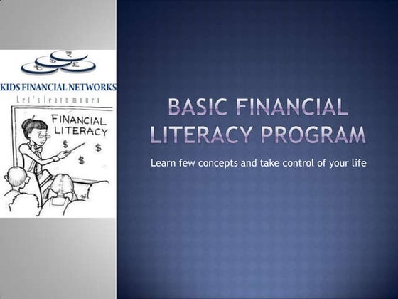 Financial literacy | PPT