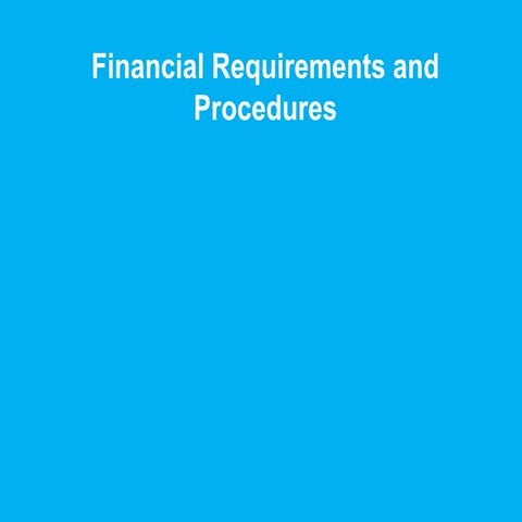 Basic financial reporting requirements for grants or partner ...