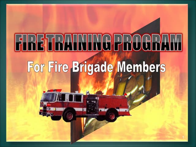 Fire Fighting PPT | PPTX