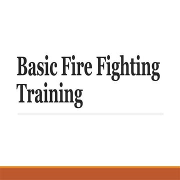 Basic Fire Fighting Training in and around the workplace..pptx