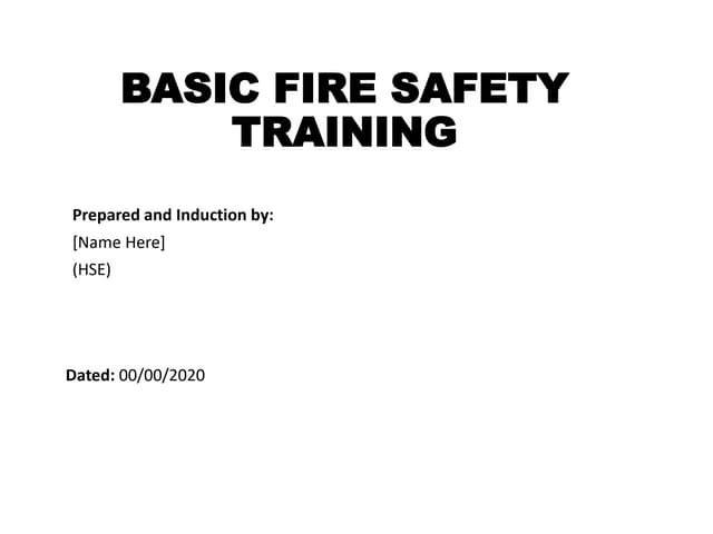 Powerpoint presentation on fire extinguisher | PPT