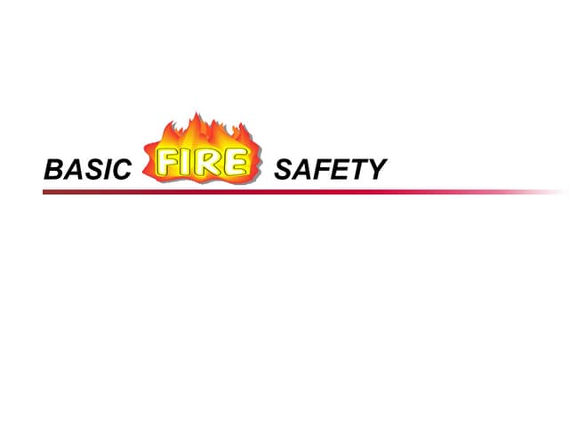 Fire Safety Awareness | PPTX