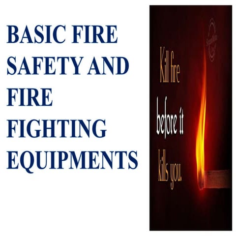 Basic Fire safety training of hospital/multistory building | PPT