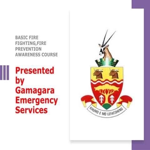 BASIC FIRE TRAINING, Kathu, Gamagara, Northern Cape, Esouth Africa | PPT