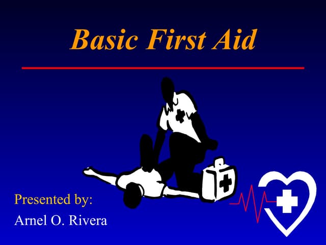 Module 1 introduction to first aid | PPTX