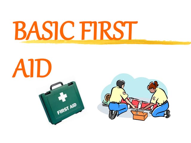 First Aid ppt | PPTX | First Aid | Injuries