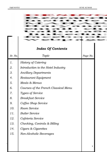 F b service_sop | DOCX