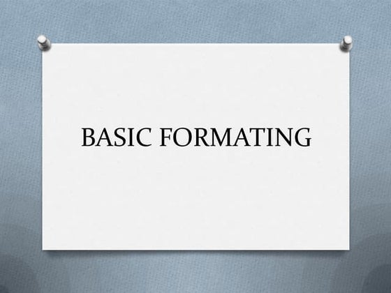 Working with text | PPT