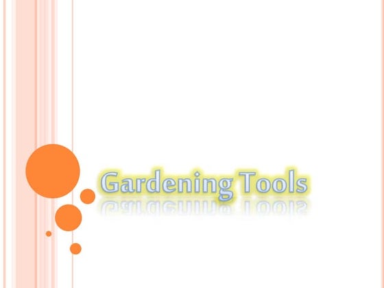 Garden Tools and Uses.docx | Gardening | Home & Garden