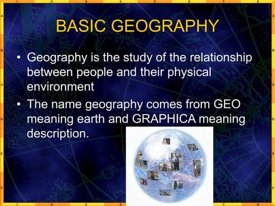 Elements of a map | PPT | Geography | Science