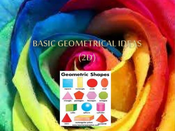 basic geometrical ideas | PPTX | Geography | Science