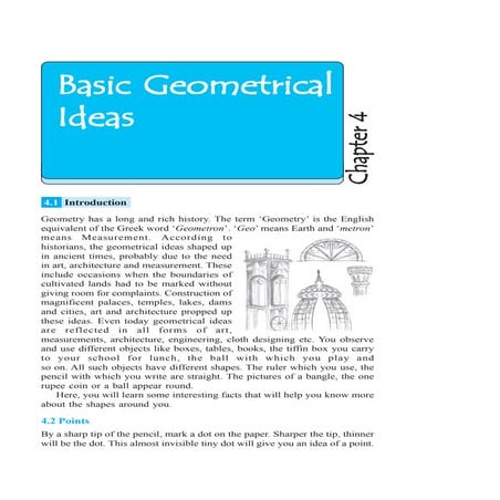 Basic geometrical ideas | PDF