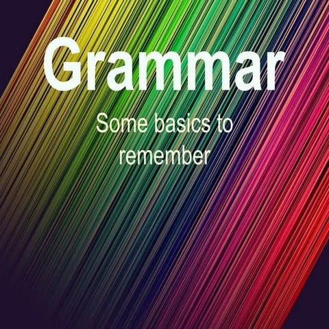 Basic grammar | PPT