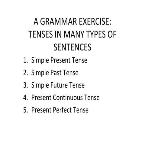 Basic Grammar exercises - To Be and Passive Voice | PPT