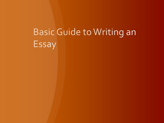 5 para essay structure | PPT