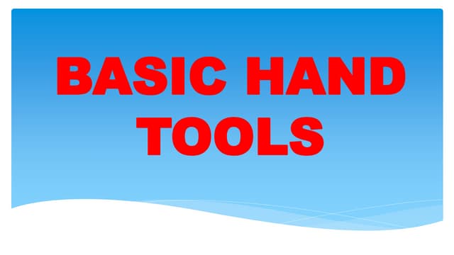 Basic tools and instruments in electronics | PPTX