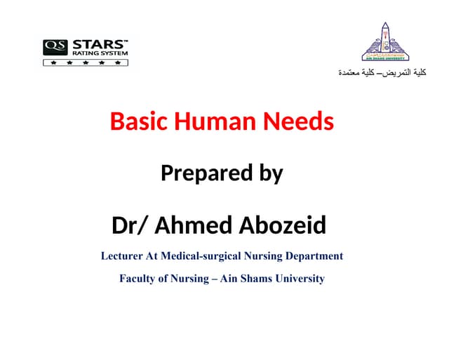 Basic human needs | PPT