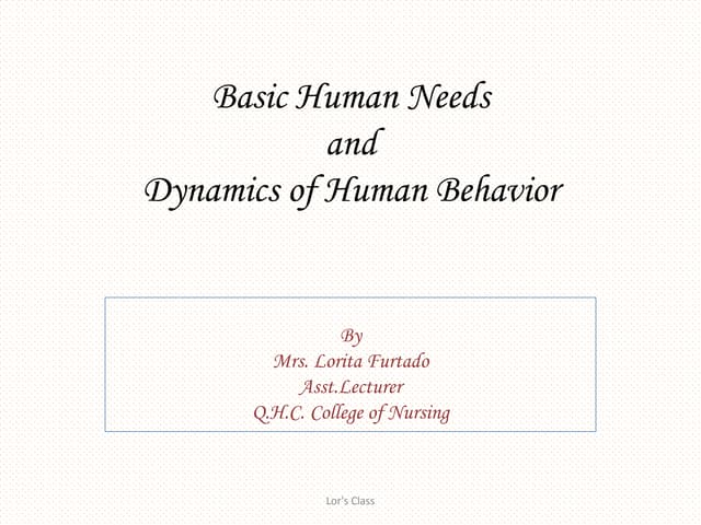 Needs And Wants | PPT