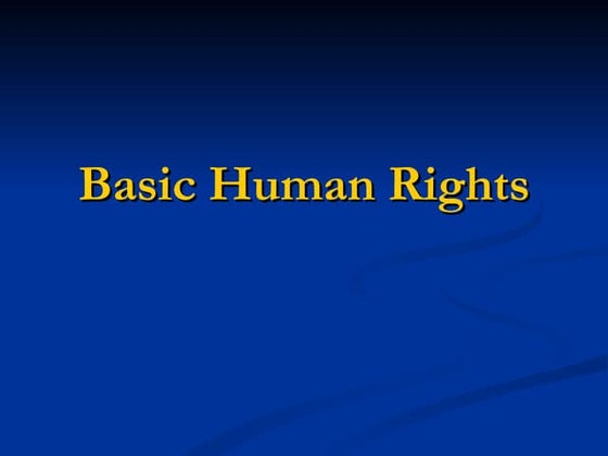 Rights and Duties | PPTX | Law