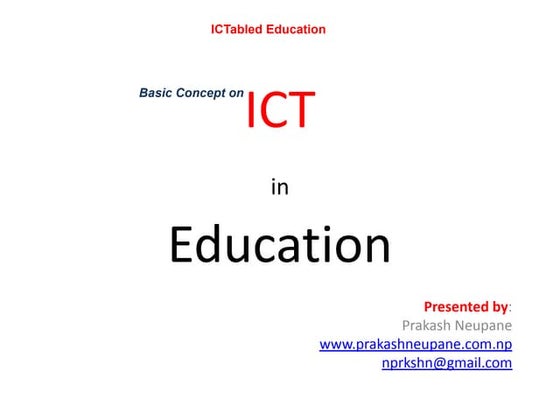 Ict presentation[1][2] | PPT