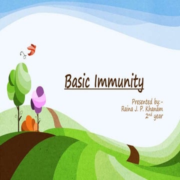 Basic immunity | PPT