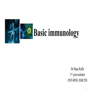 Basic immunology dr rk ent | PPTX