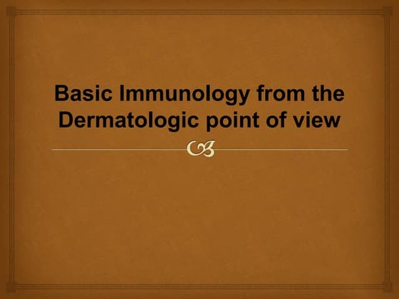 01. Basic Immunology - Overview of The Immune System - 2024.pdf