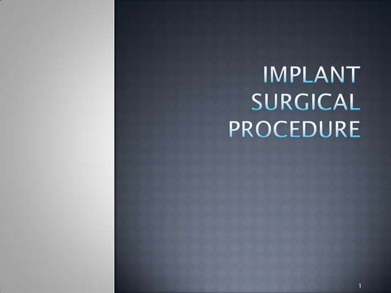 Implant components and function | PPT