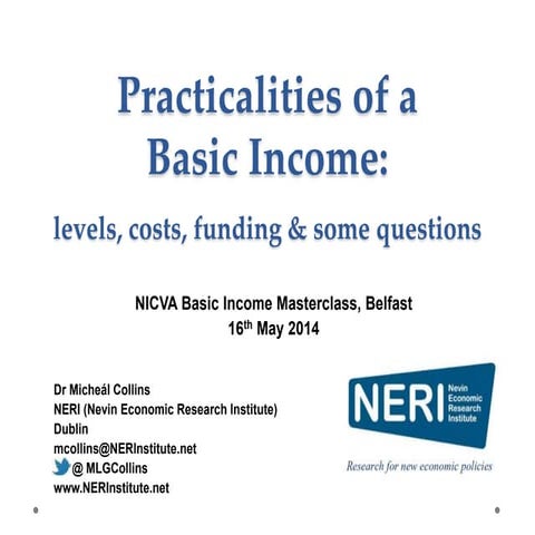 Basic Income Northern Ireland NICVA | PPT