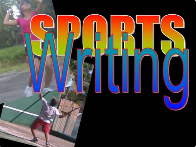 Sports Writing (Rules,Tips, Examples, etc) | PPT