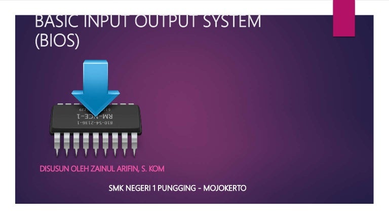Basic Input Output System Bios 7416