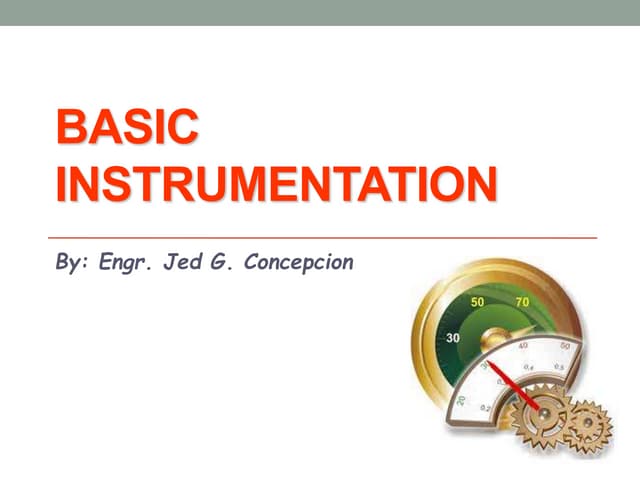 Instrumentation Engineering | PPT
