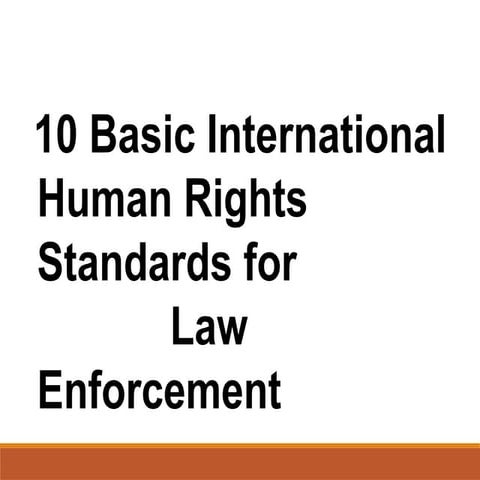 Basic International Human Rights Standards for LEO.pptx