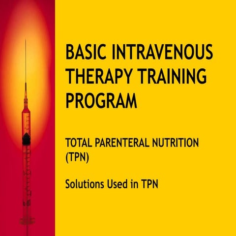 Basic Intravenous Therapy 1: Anatomy | PPT