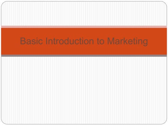 Unit 1 introduction to marketing - Class 11 - CBSE - 2016/17 | PDF ...