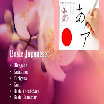 Basic Japanese Hiragana and Katakana 20180801 | PDF