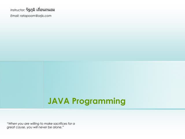 Basic Javaprogrammingsession1 Ppt