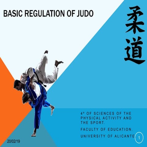 Basic judo regulation | PPT
