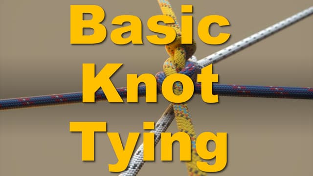 Six basic knots for Scout | PDF
