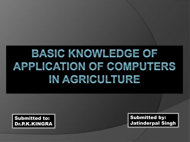 Application of DATA SCIENCE in Agricultural Industry.pptx