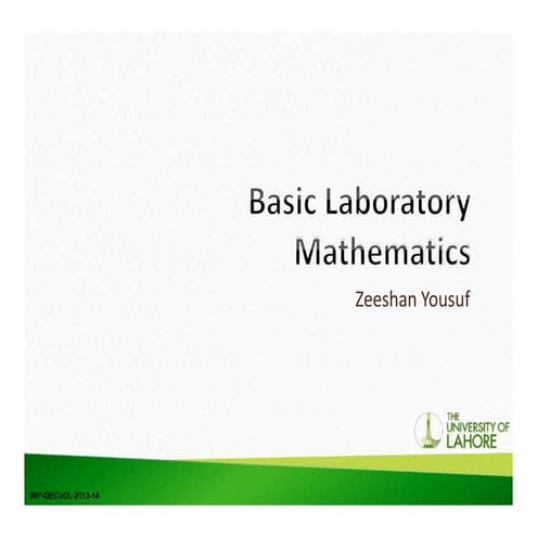 Basic_Laboratory_Mathematics.pdfffffffff | PPT