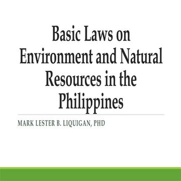 Environmental Laws PD 1586 | PDF