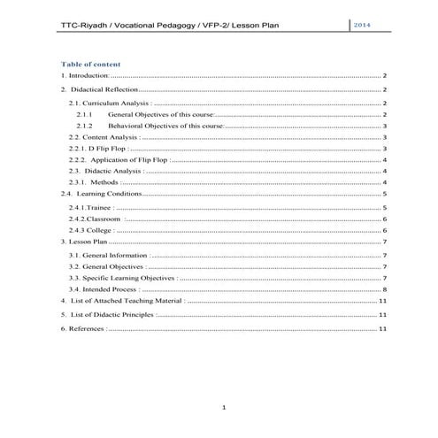 Basic lesson plan نسخه%e2%80%ab%e2%80%ac0909 | PDF