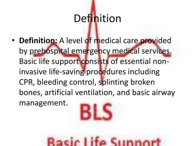 Basic Life Support & First Aid | PPTX