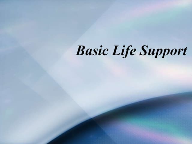 Basic Life Support AHA Pediatrics 2020 updates | PPTX