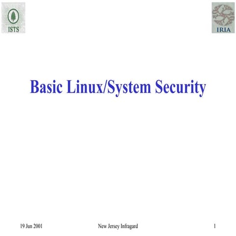 Linux Kernel Security: Adapting 1960s Technology to Meet 21st Century ...