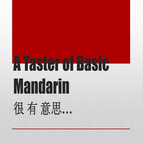 Basic mandarin course laneway learning melbourne feb 2013 | PPT